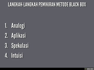 Metode Desain black box | PPT