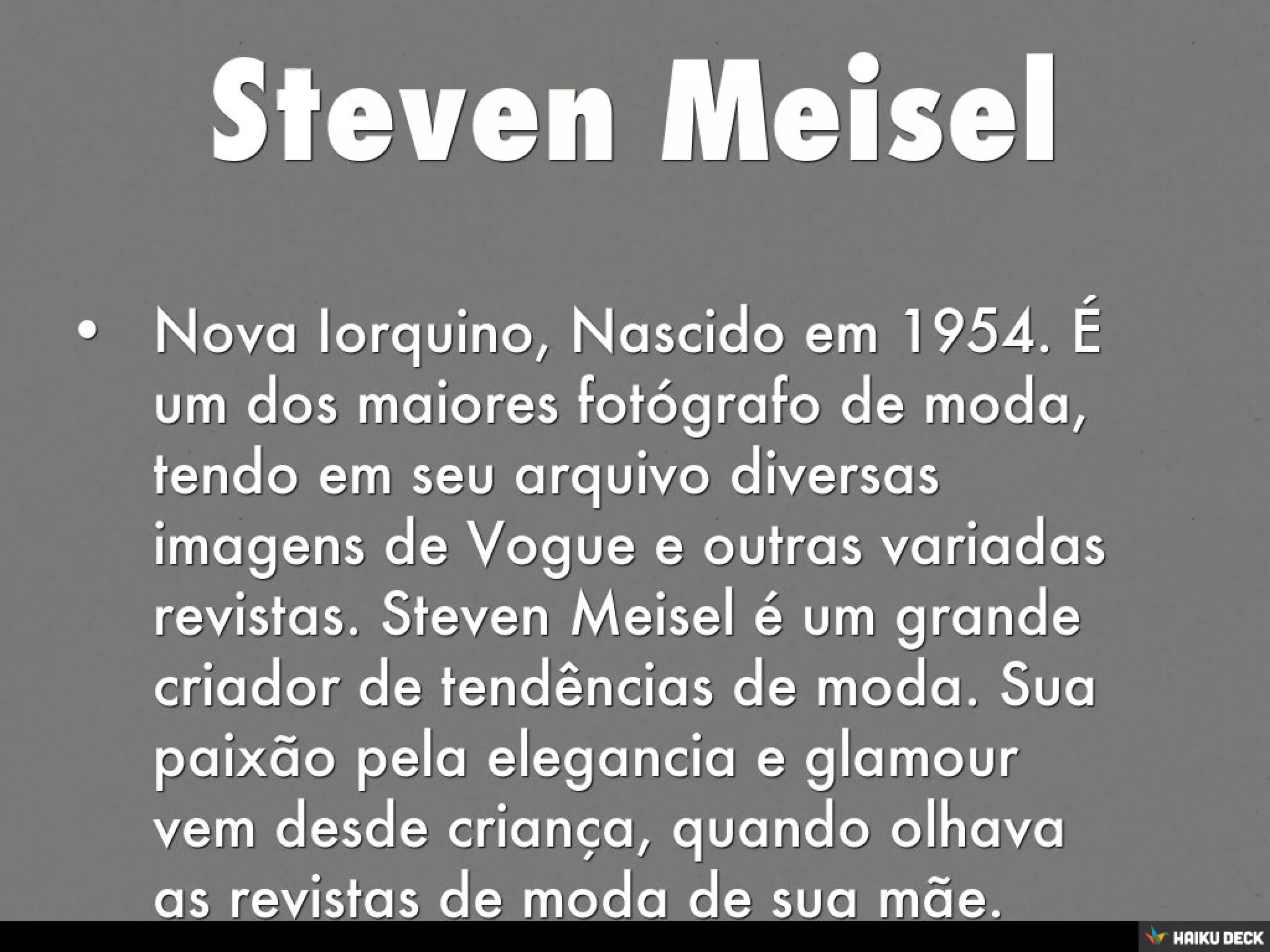 Steven Meisel | PDF