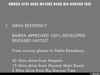 BMRDA SITES NEAR MYSORE ROAD BIG BANYAN TREE | PDF