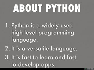 Why Python? | PDF