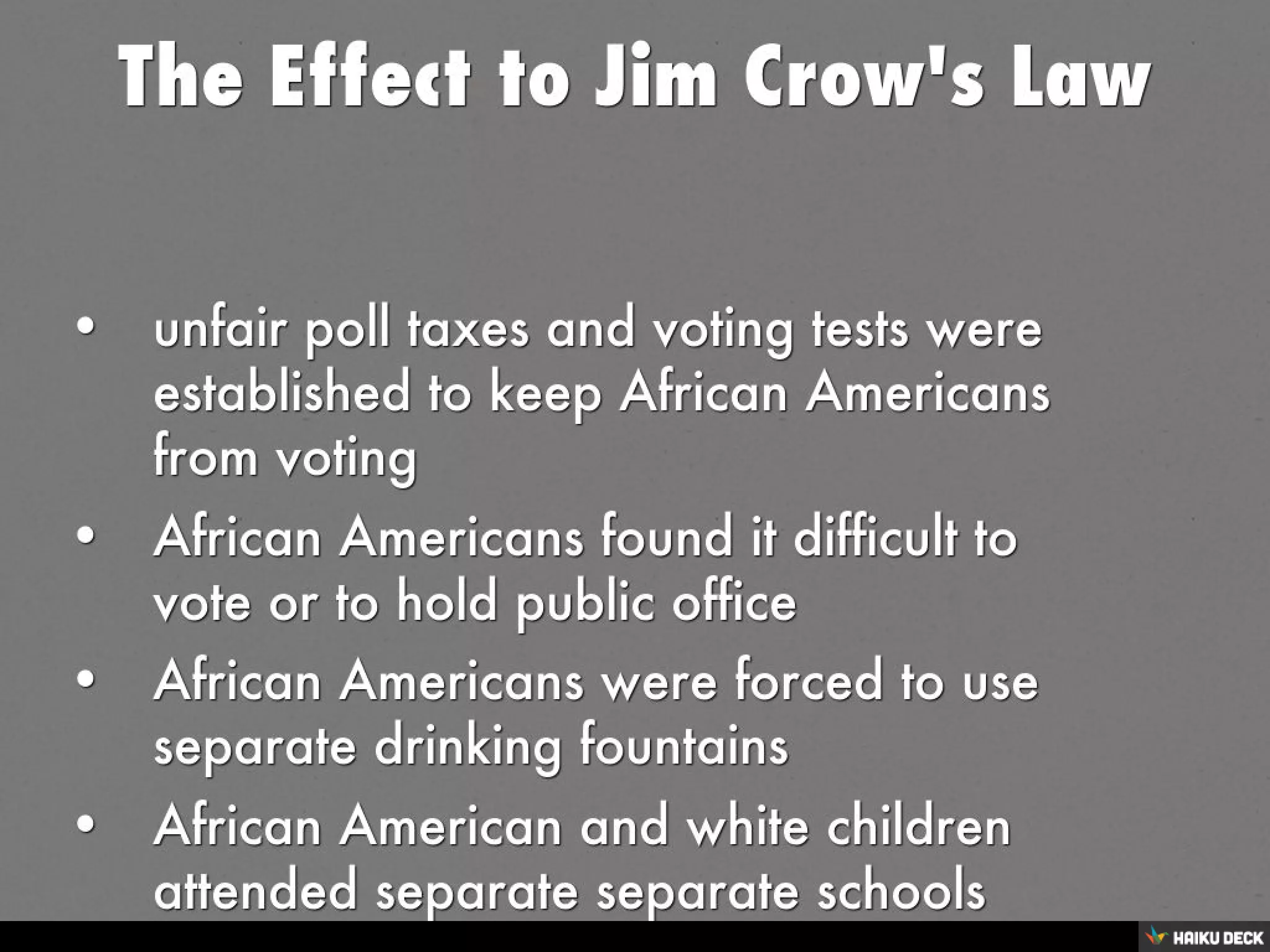 Jim Crow Laws | PDF