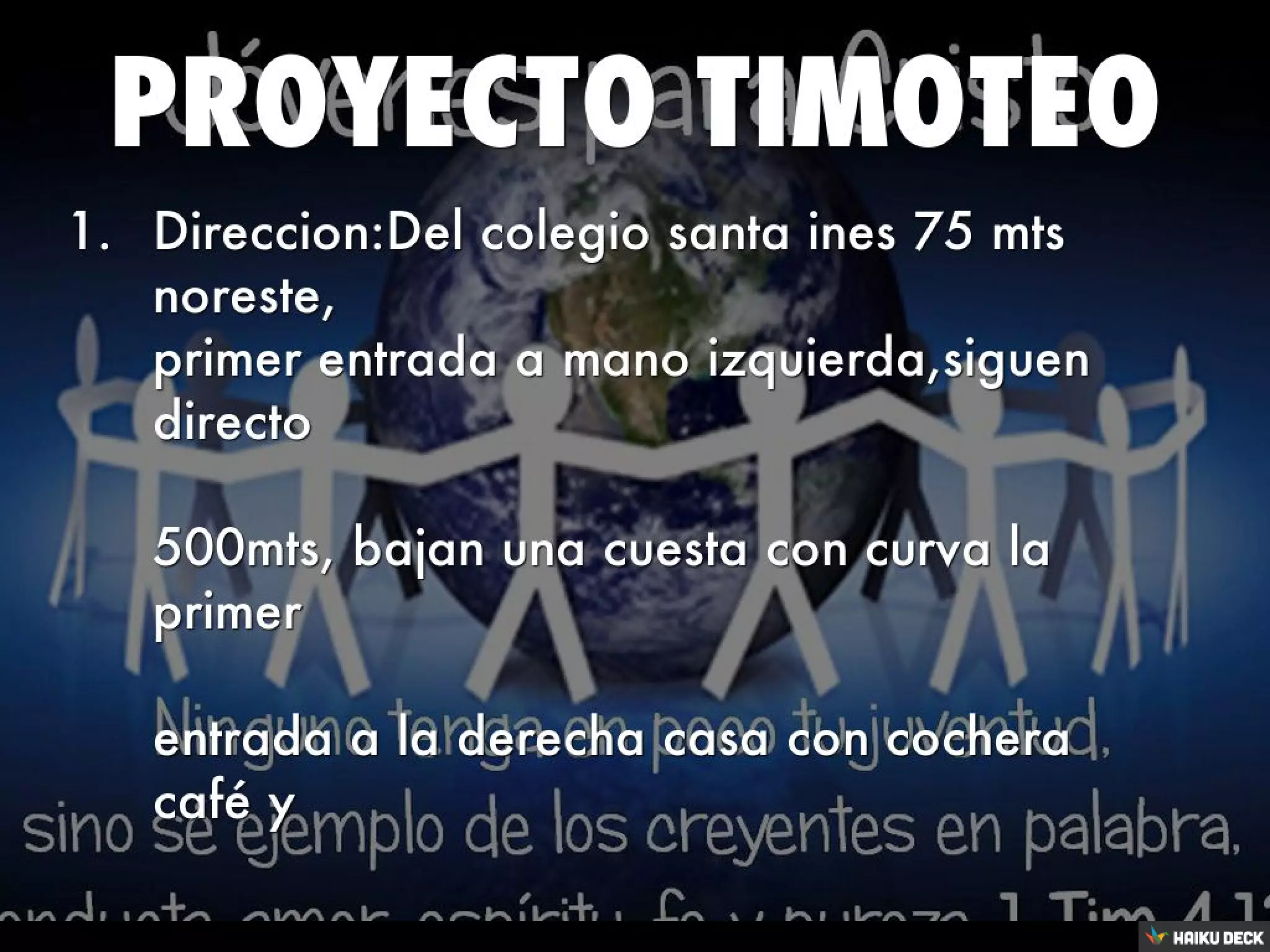 PROYECTO TIMOTEO | PDF