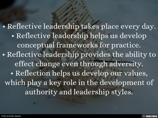 Dimensions within Quality Reflective Leadership | PDF