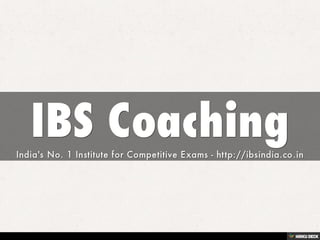 IBS Coaching | PPT