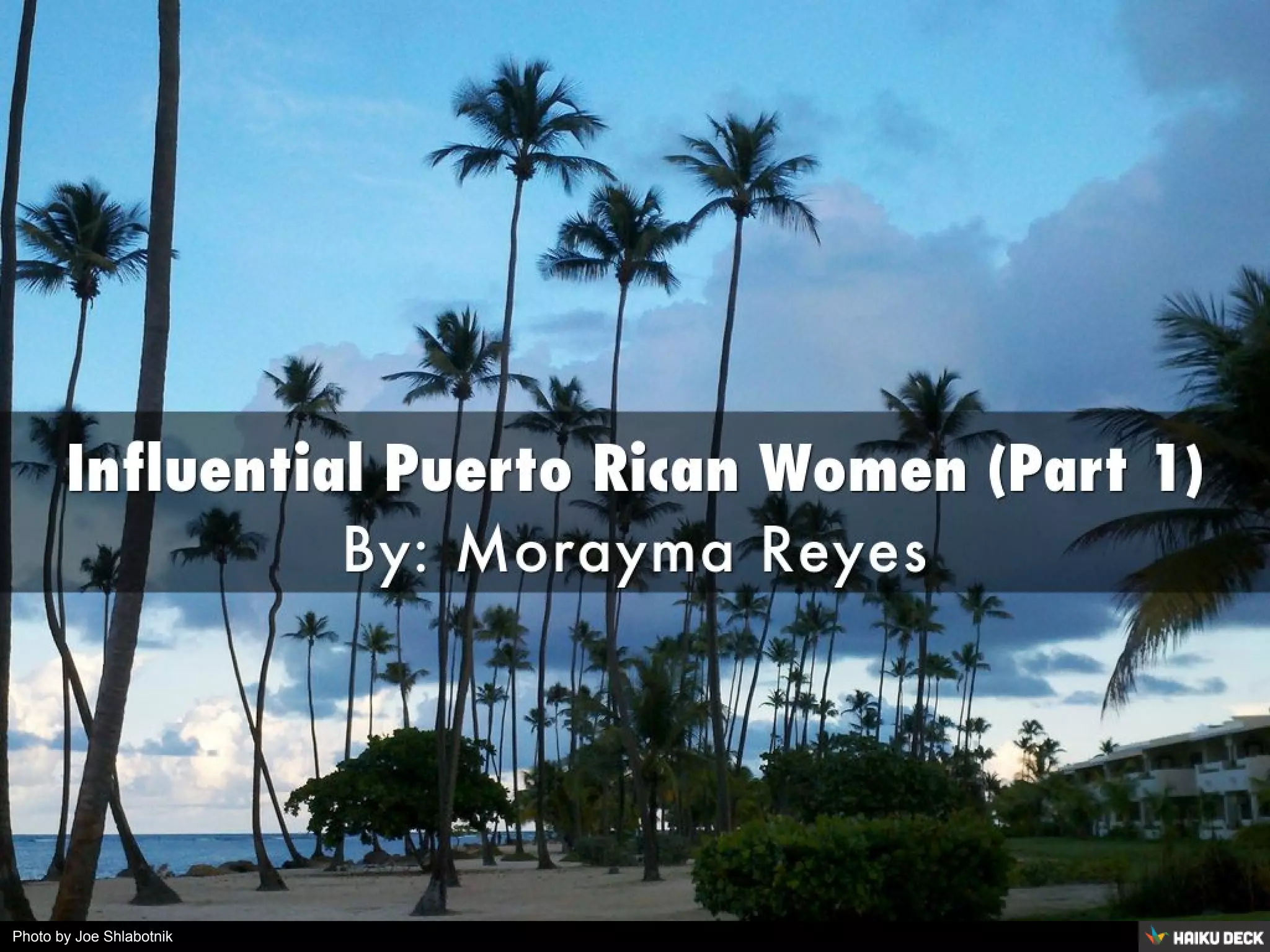 Influential Puerto Rican Women (Part 1) | PDF