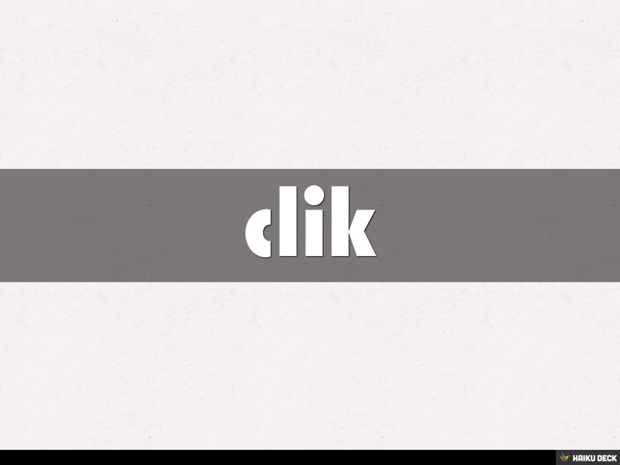 clik | PDF