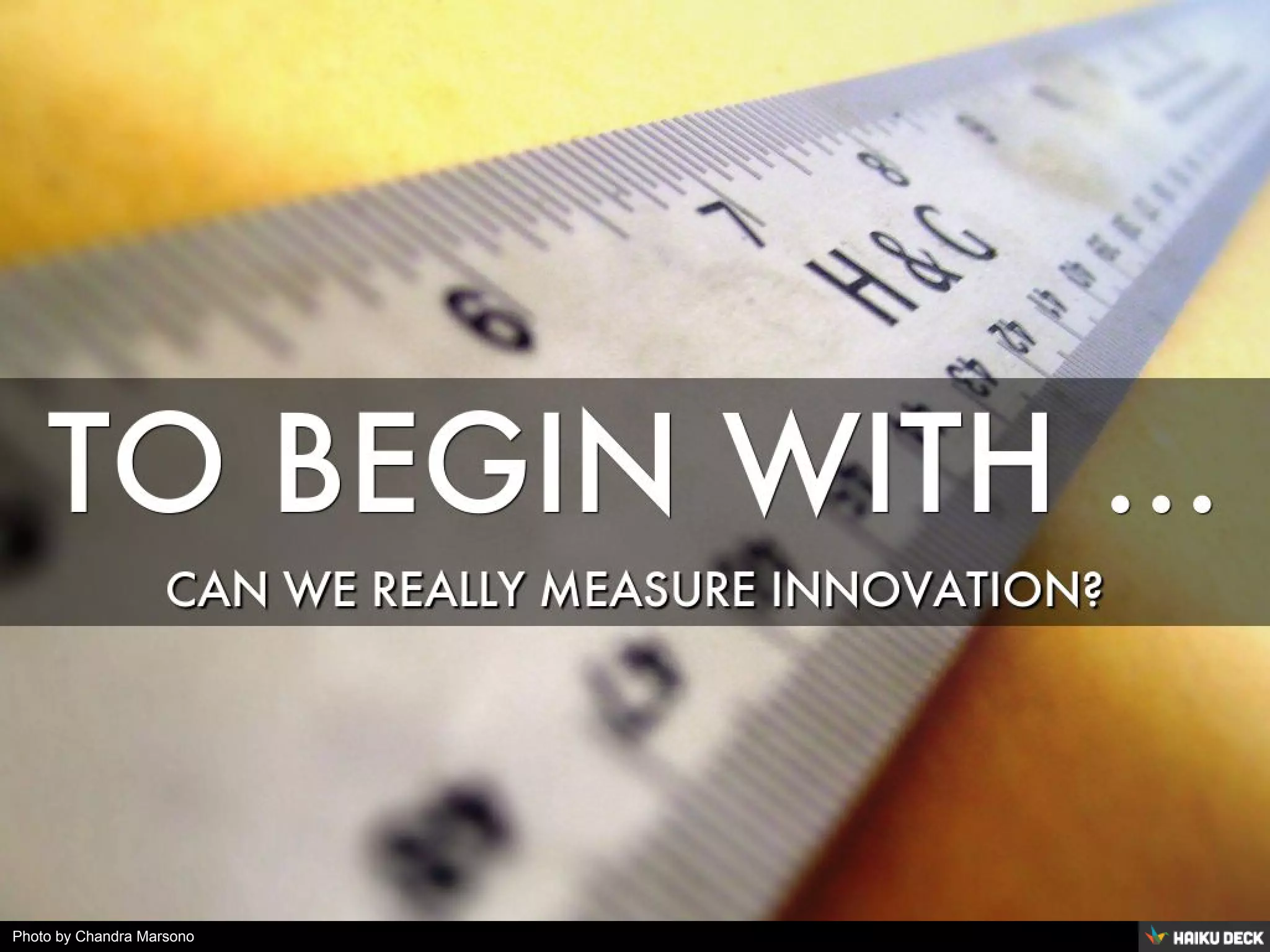 Measuring Innovation | PDF