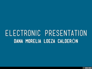 ELECTRONIC PRESENTATION | PDF