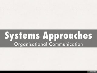 Systems Approaches | PDF