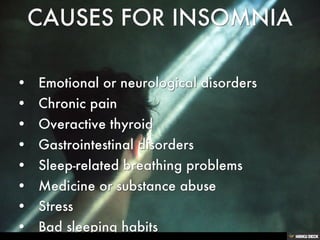 Insomnia | PDF