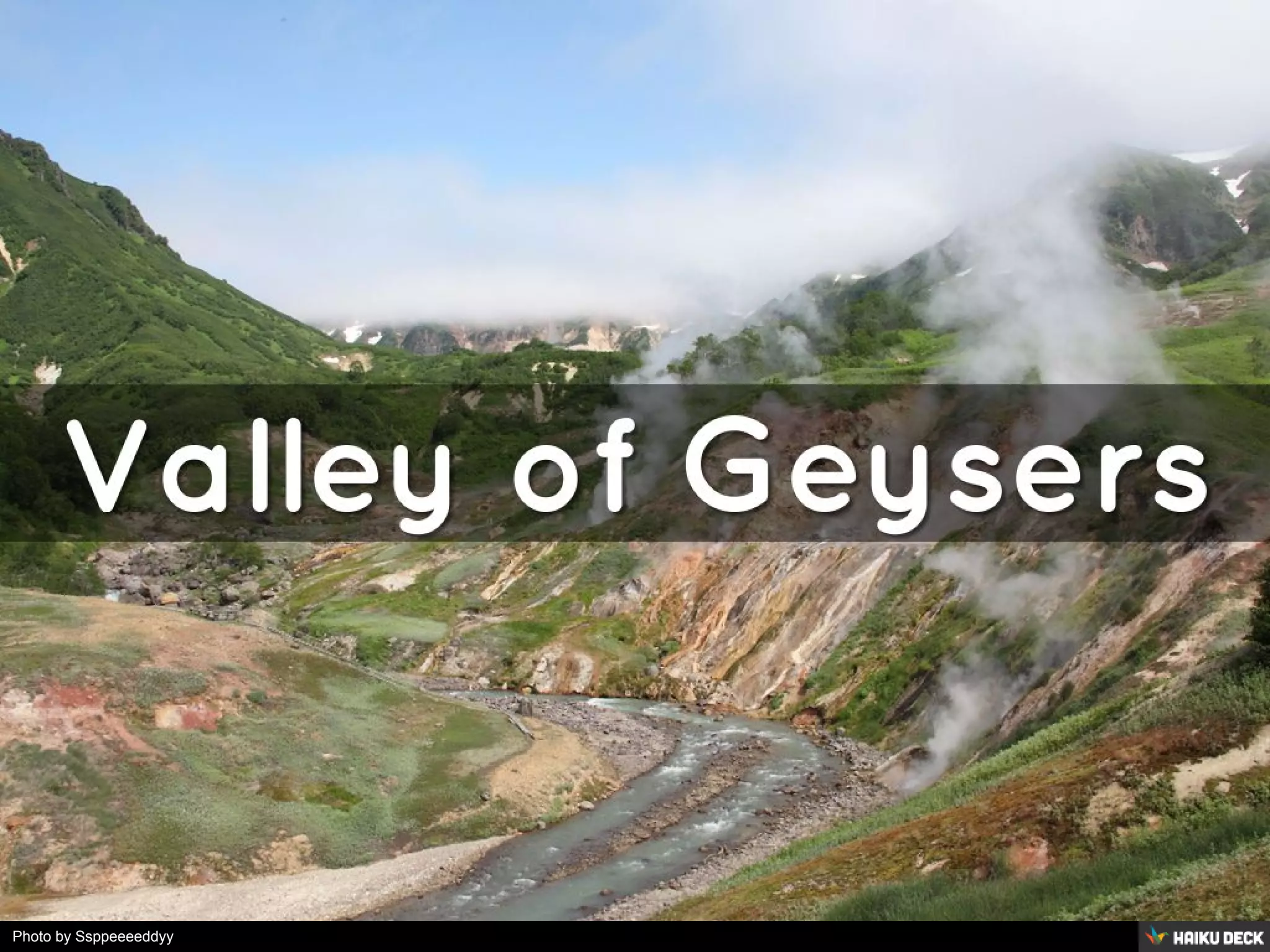 Valley of Geysers | PPT