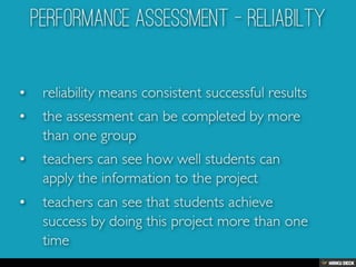 Performance Assessment and Rubric | PPT