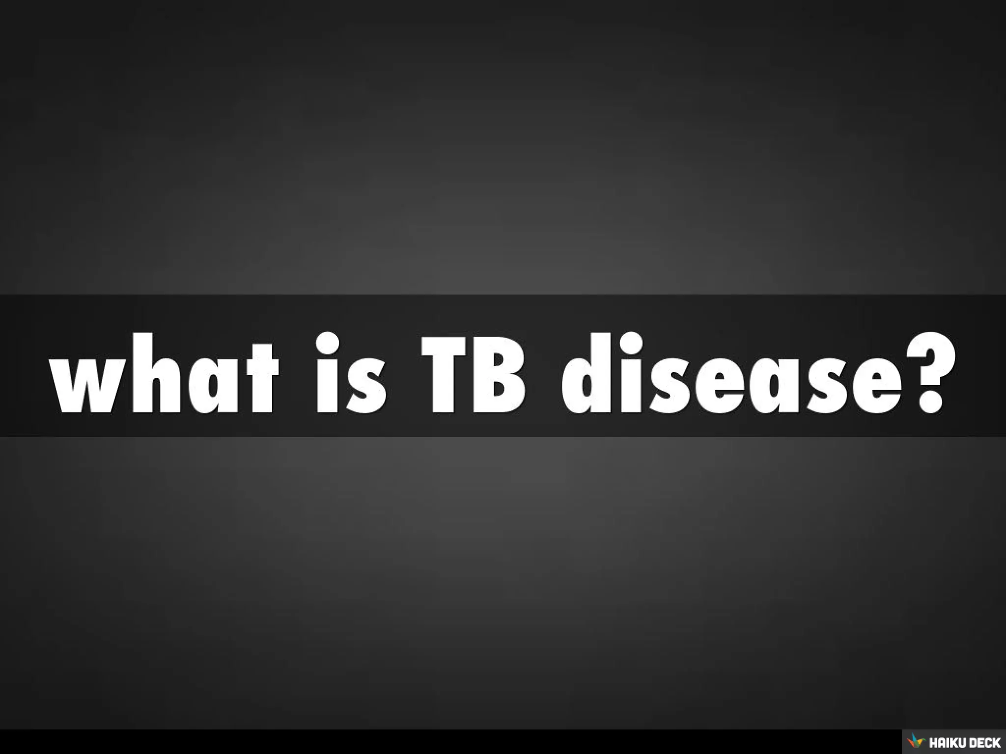 Tuberculosis or TB disease | PDF