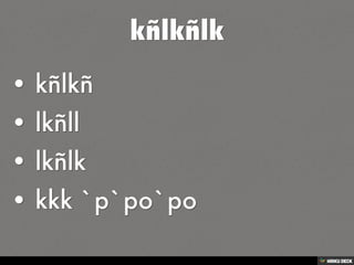 kñlkñlk | PDF
