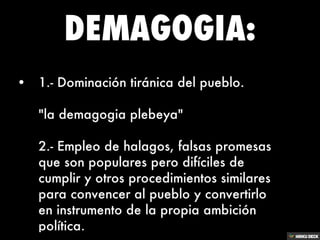 DEMAGOGIA: | PDF