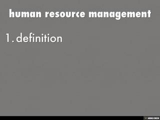 human resource management | PDF