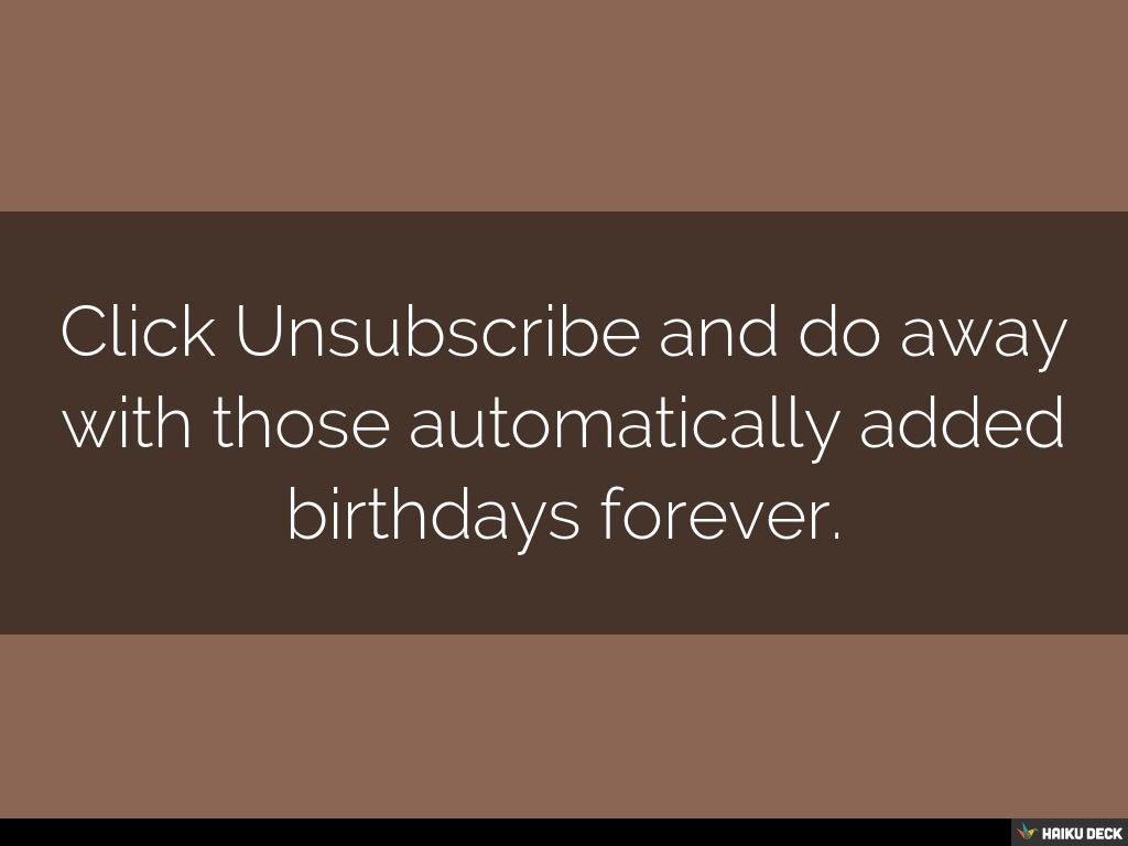 How To Remove Birthdays From Google Calendar How To Remove Birthdays From Google Calendar