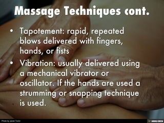 Massage Techniques | PDF
