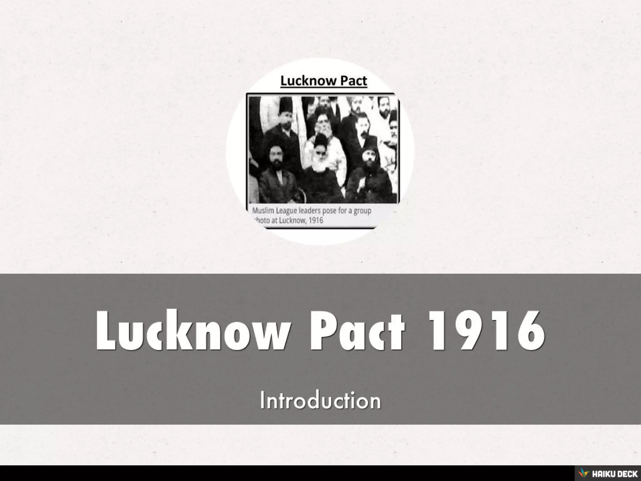 Lucknow Pact 1916 | PDF