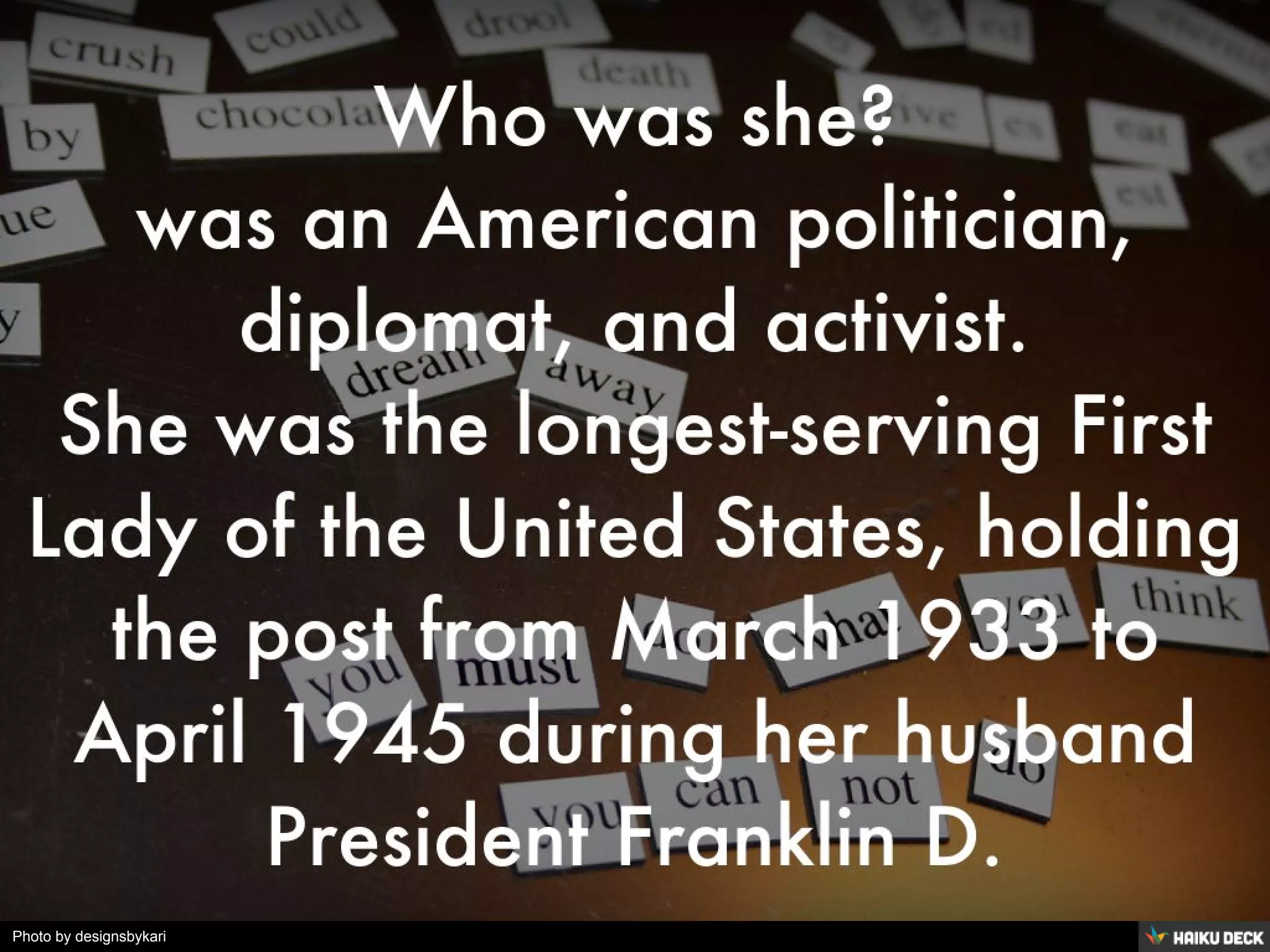 Eleanor Roosevelt | PDF