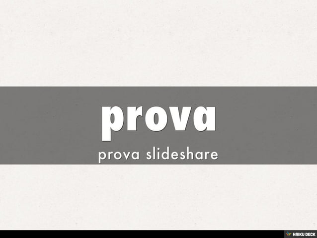 prova | PDF