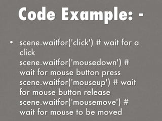 keyboard and mouse events | PPT