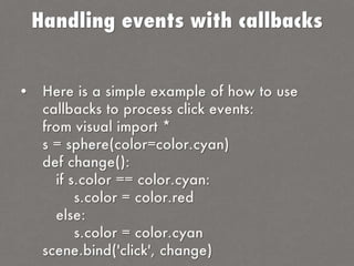 keyboard and mouse events | PPT