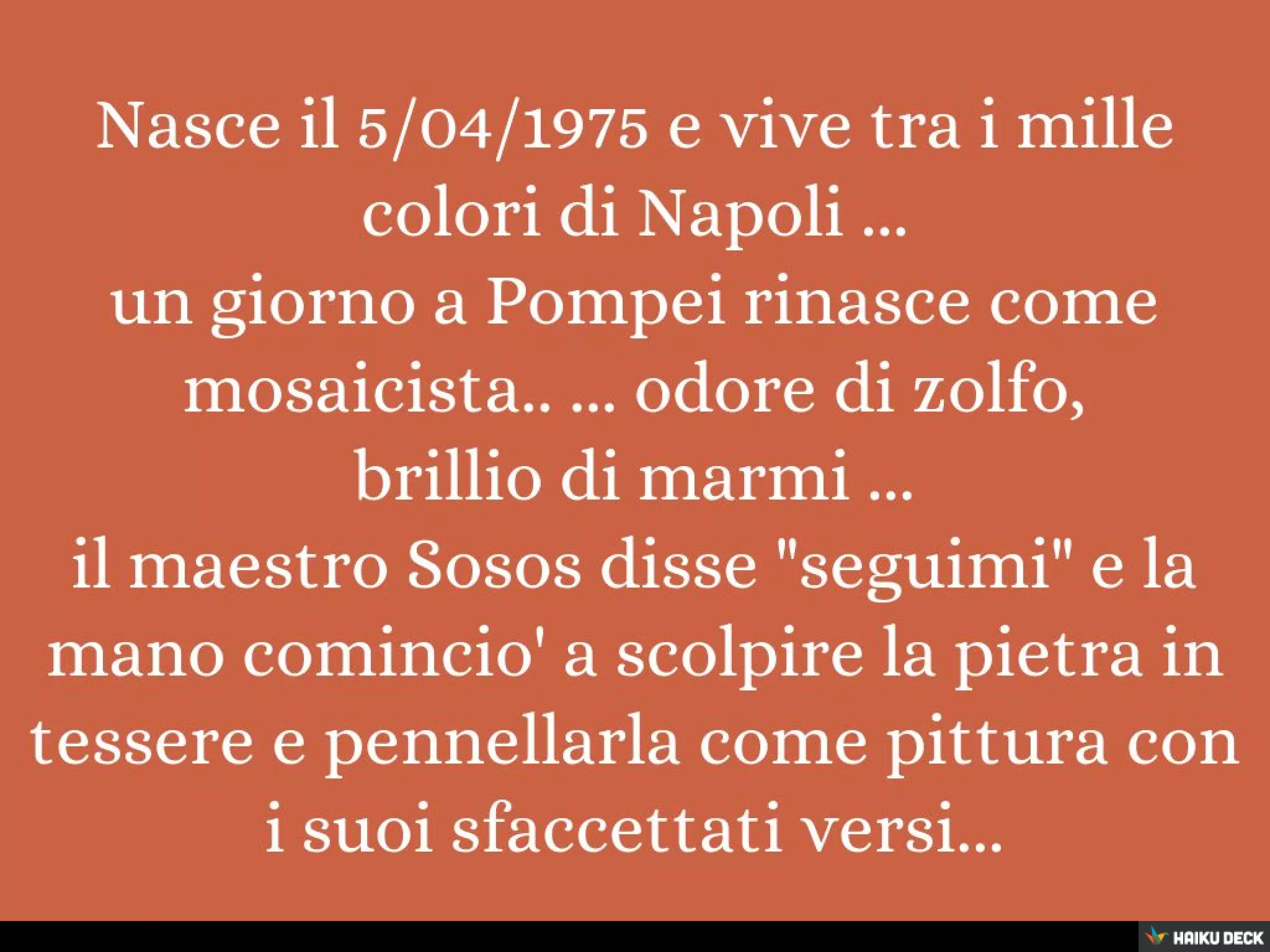 Sosos Alessandro Esposito | PPT