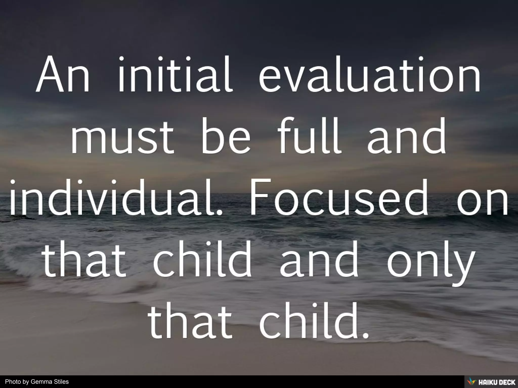 Six Major Principles of IDEA | PDF