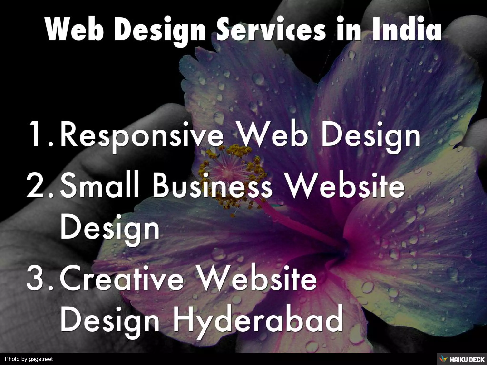 Website Design hyderabad | PPT