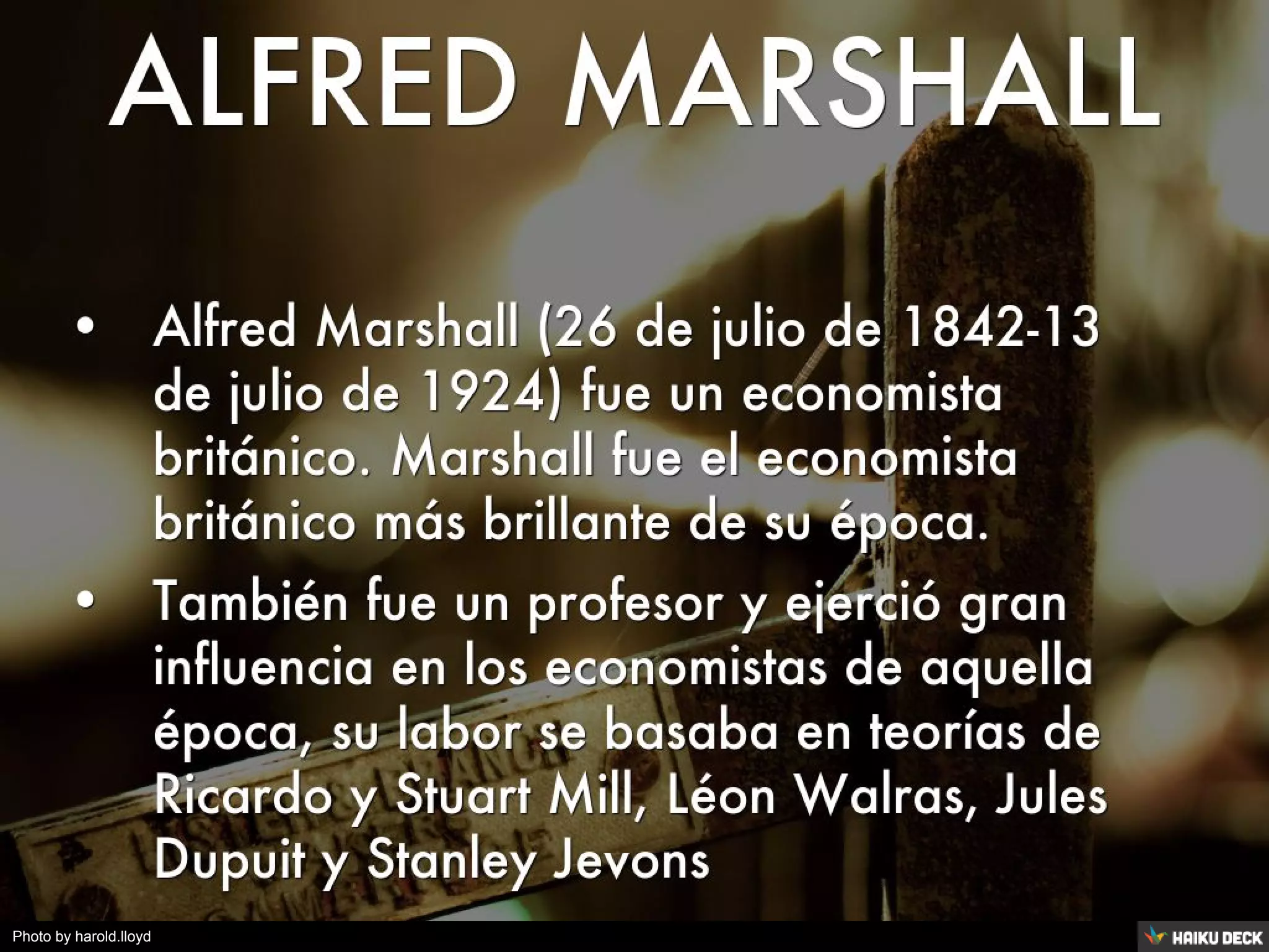 ALFRED MARSHALL | PDF