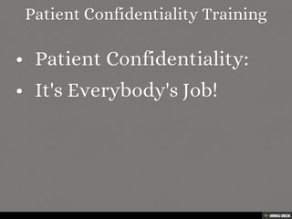 Patient Confidentiality | PDF