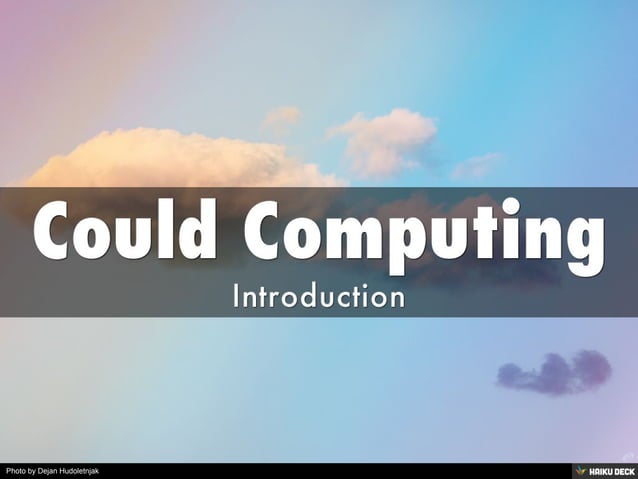 Could Computing | PDF