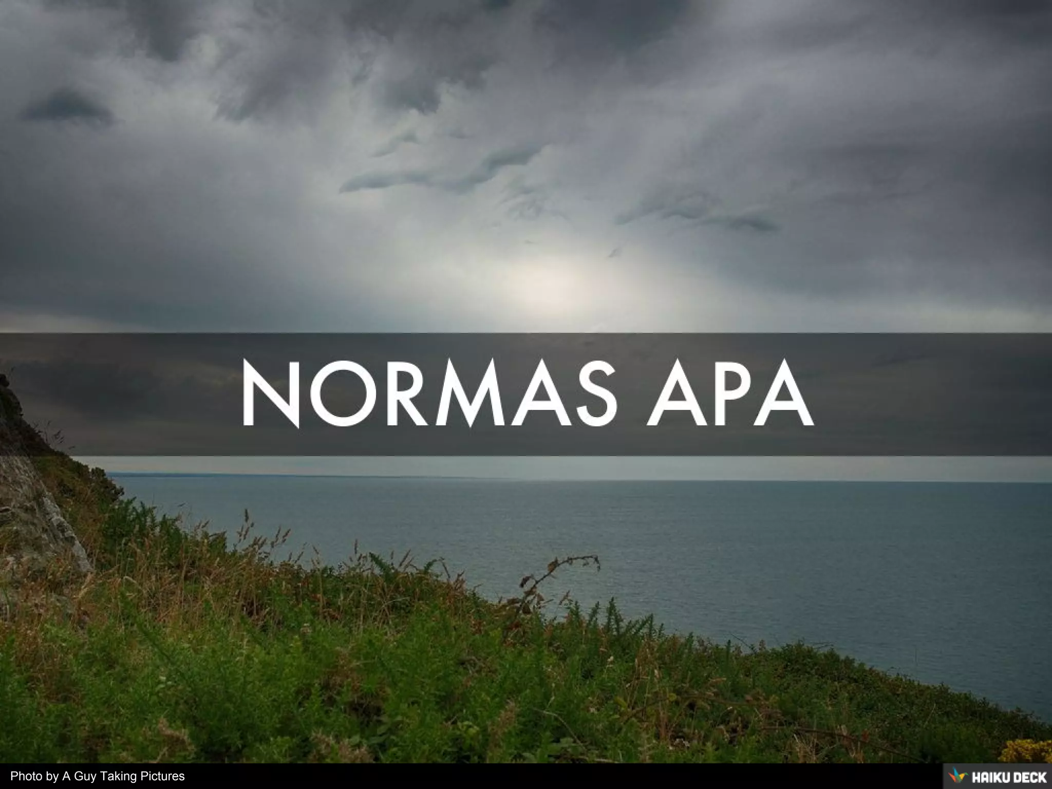 ¿QUE ES LA NORMA APA? | PDF | Poetry | Books and Literature