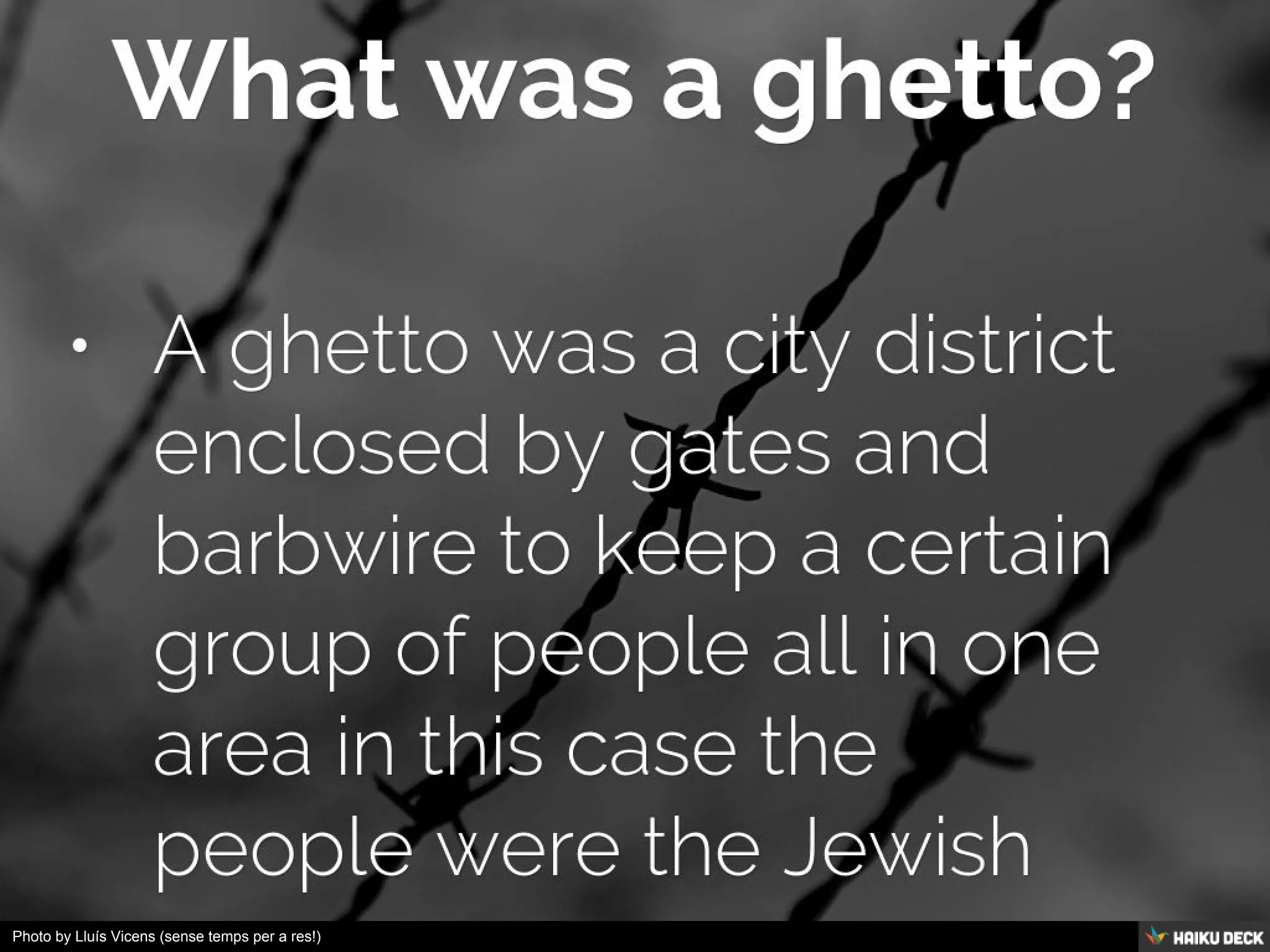Time through the holocaust/The ghetto life | PDF