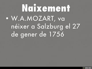 W.A.MOZART | PPT