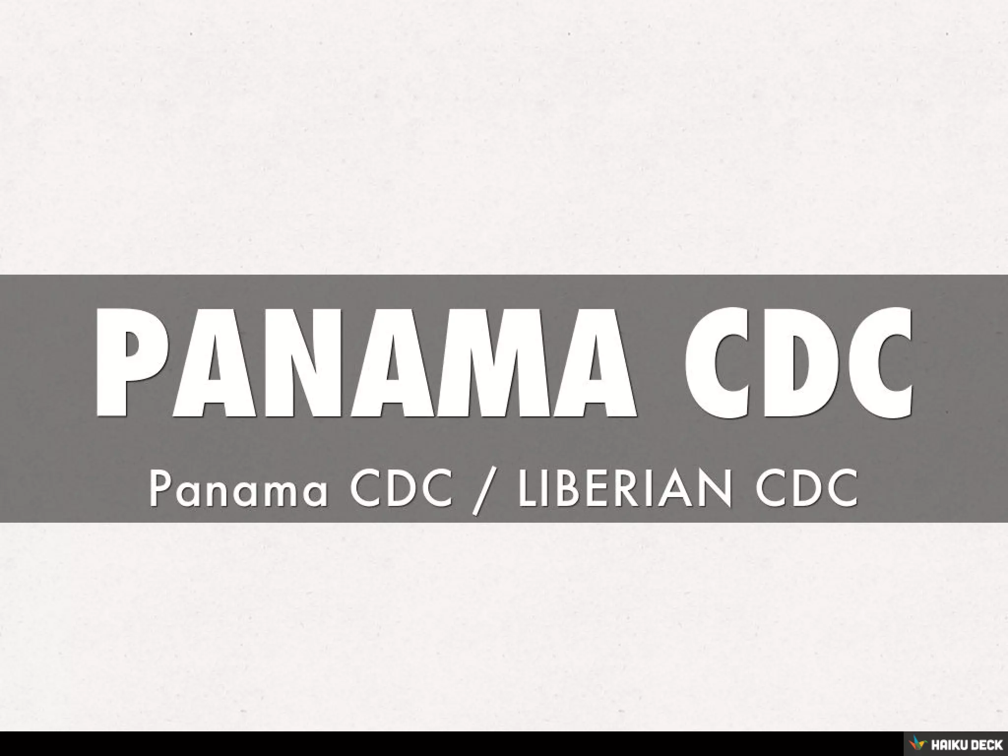PANAMA CDC | PDF