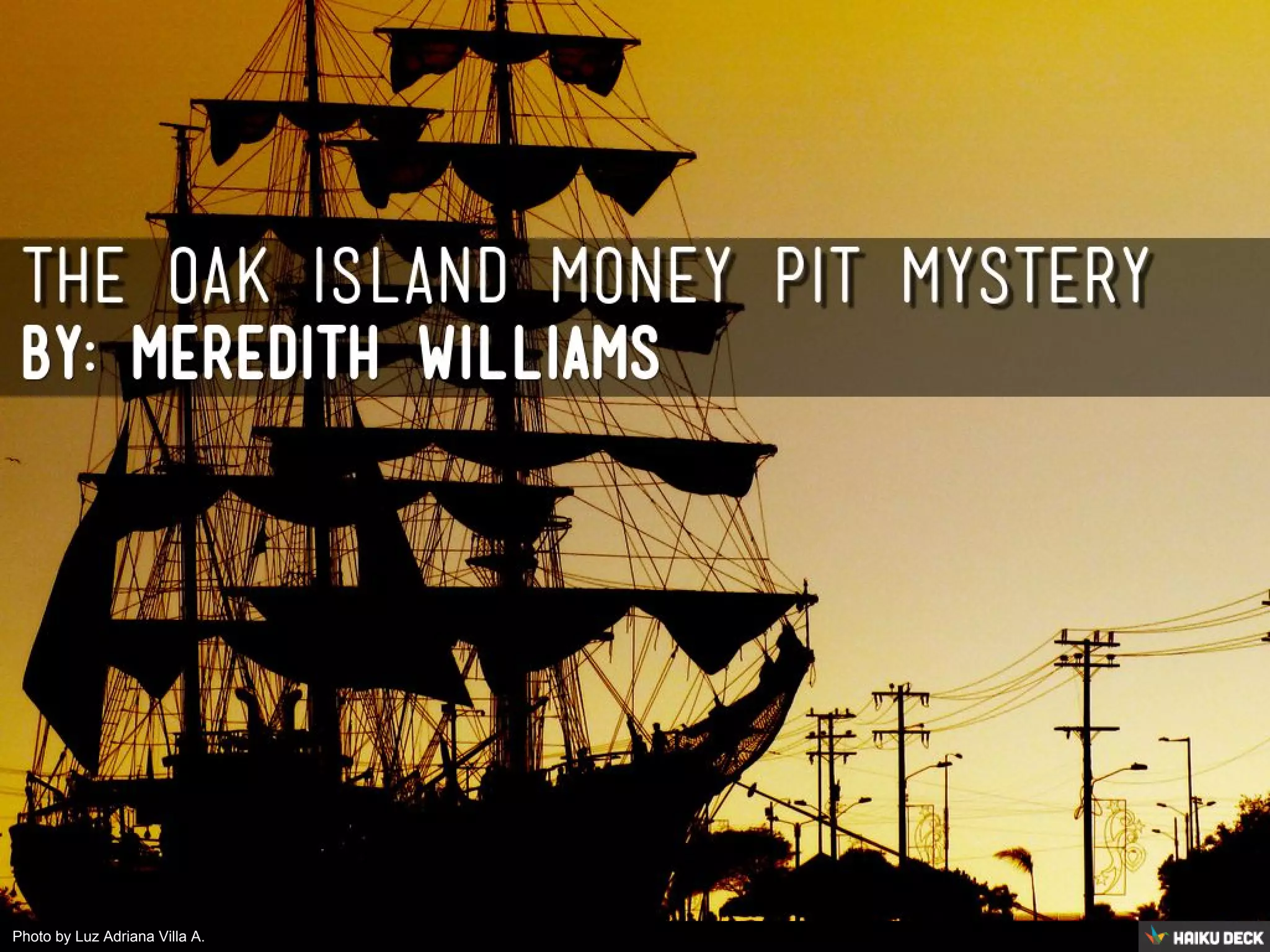 The Oak Island Money Pit Mystery | PDF