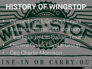 Wingstop pitch | PDF