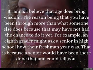 Does Age Bring Wisdom? | PDF