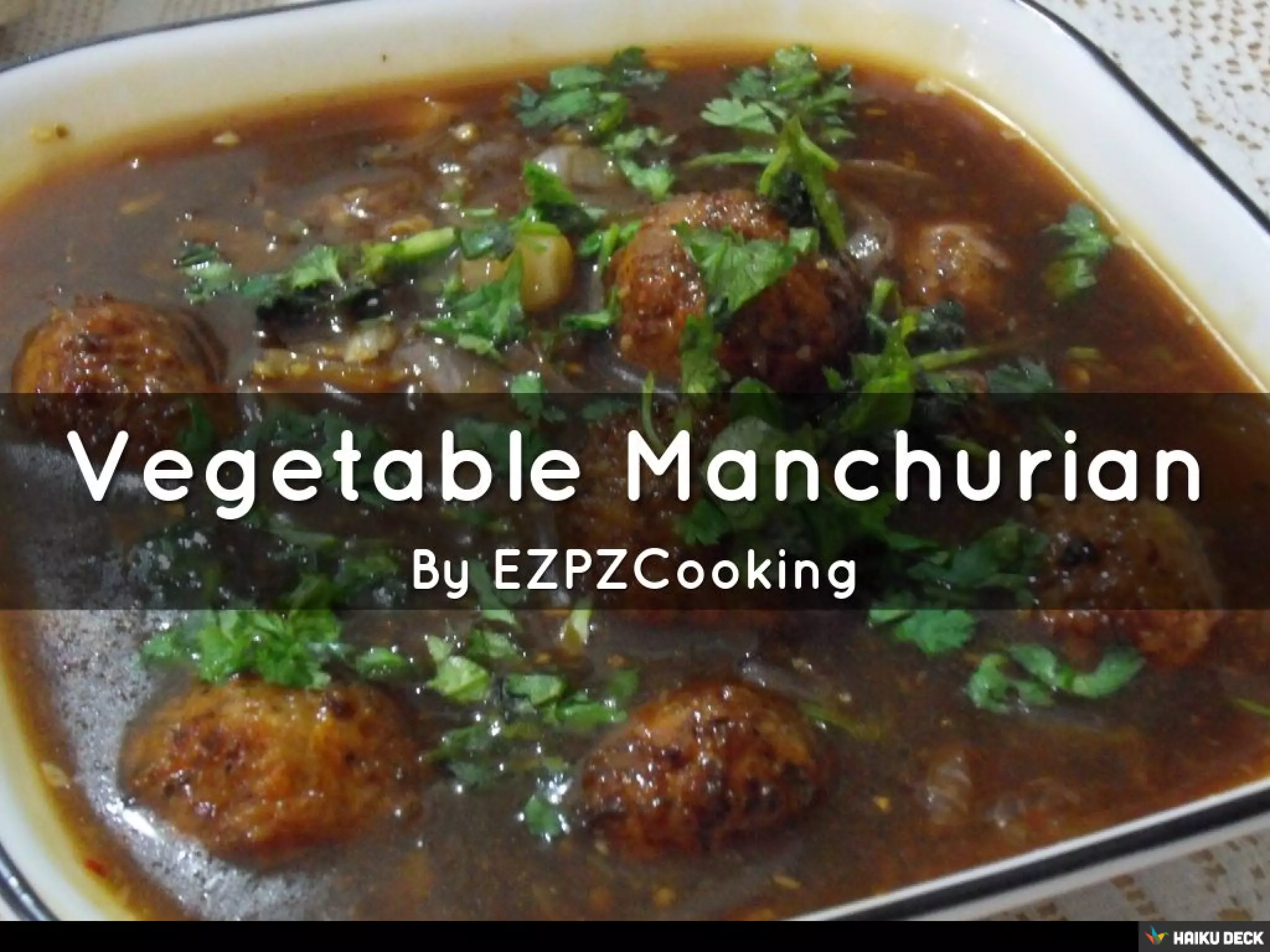 Vegetable Manchurian | PDF