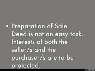 RECITALS IN THE SALE DEED | PDF | Poetry | Books and Literature