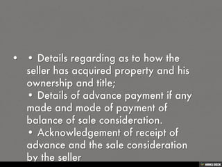 RECITALS IN THE SALE DEED | PDF | Poetry | Books and Literature