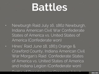 Indiana During the Civil War | PDF