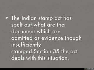 STAMPING AND EXECUTION | PDF