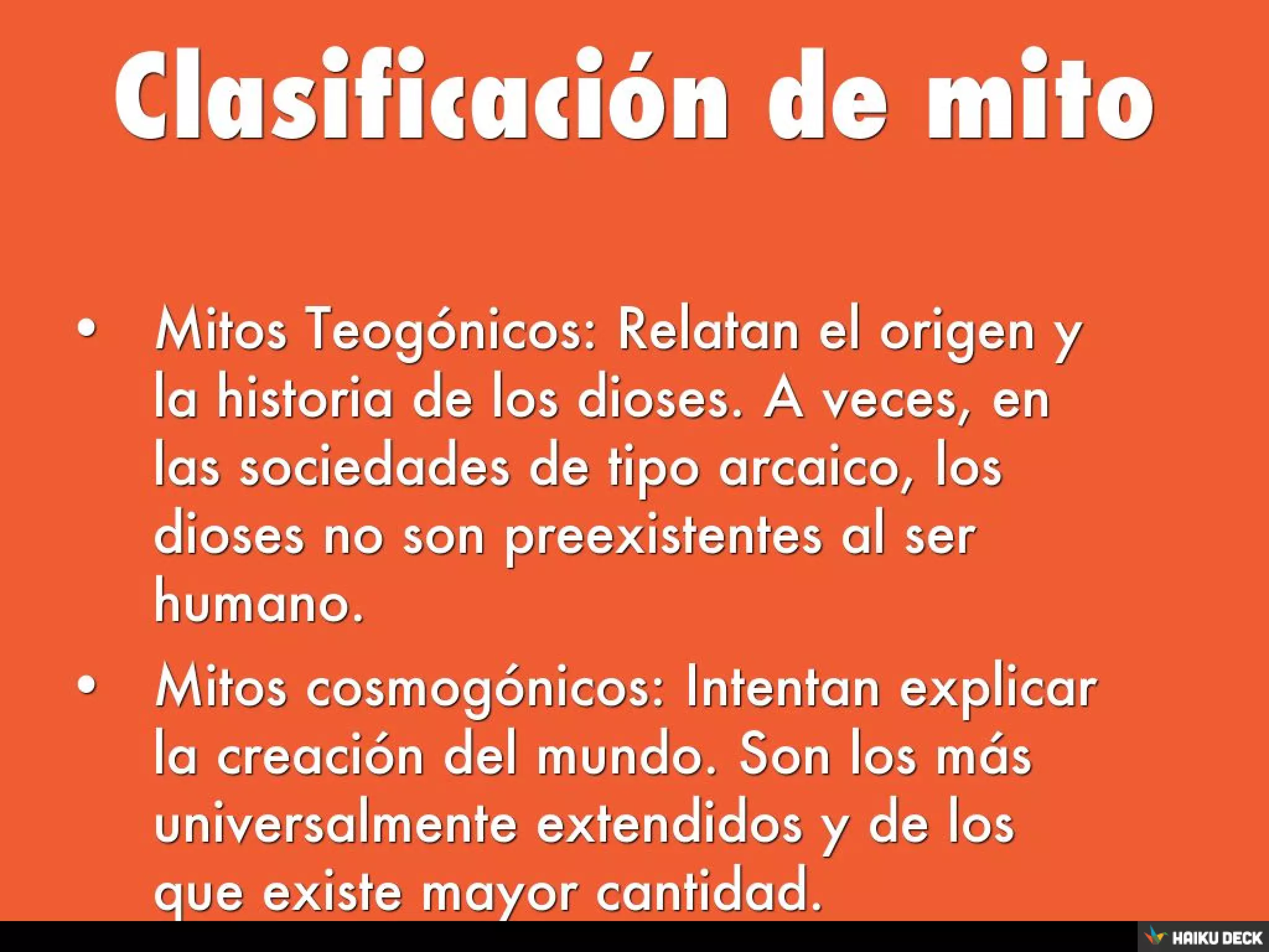 Clasificación de mitos | PDF