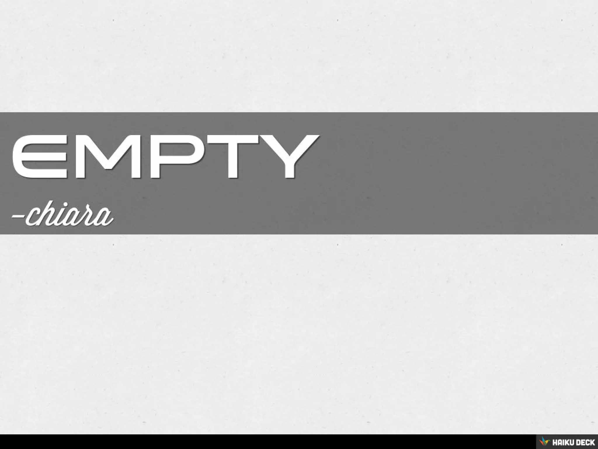 Empty | PPT
