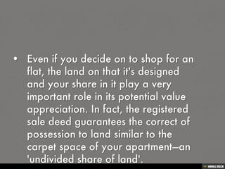 UNDIVIDED SHARE OF LAND IN APARTMENTS | PDF