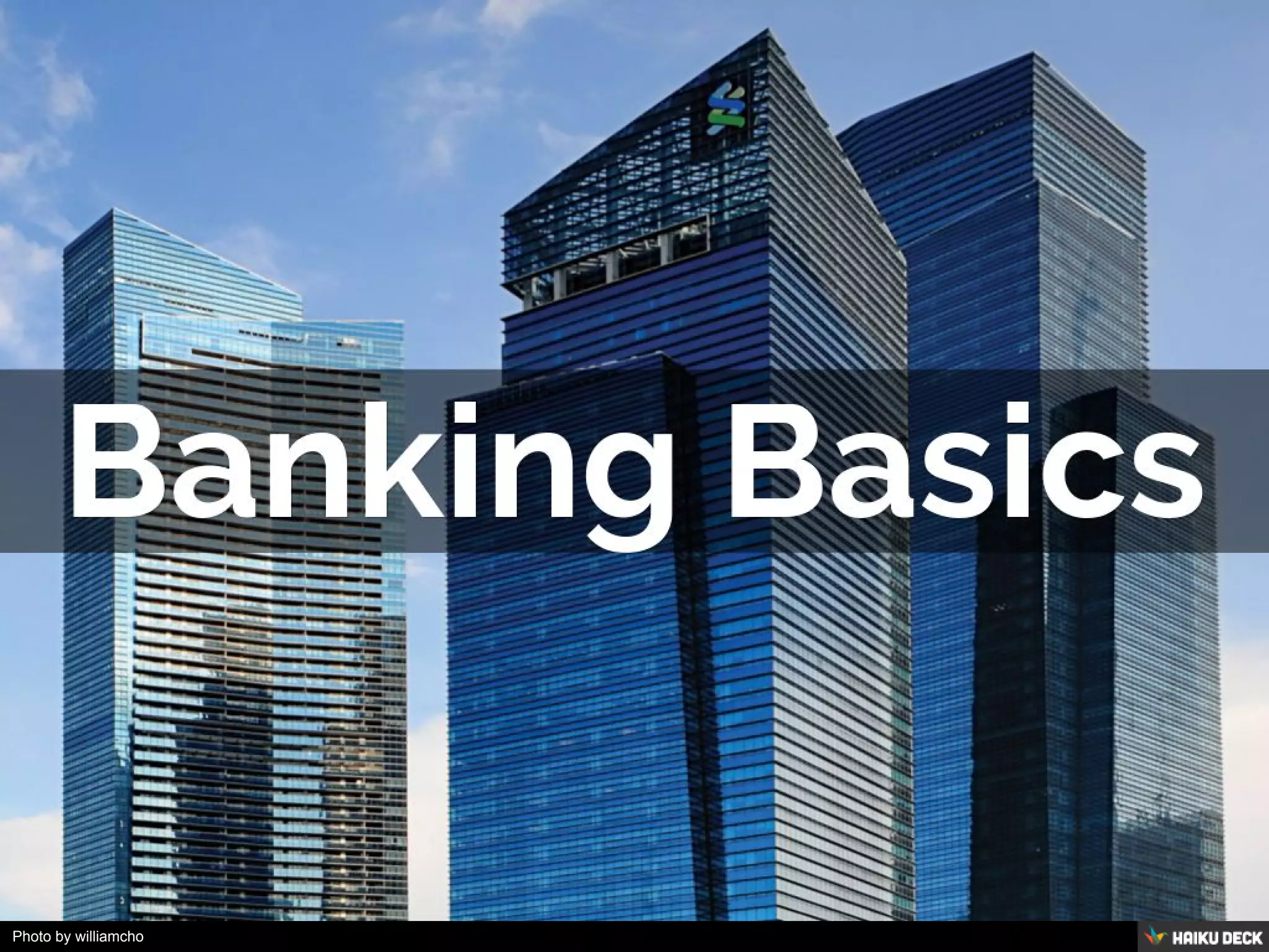 Show me the Money - Banking Basics | PPT