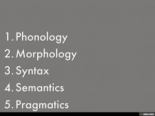 ELEMENTS OF LANGUAGE | PDF